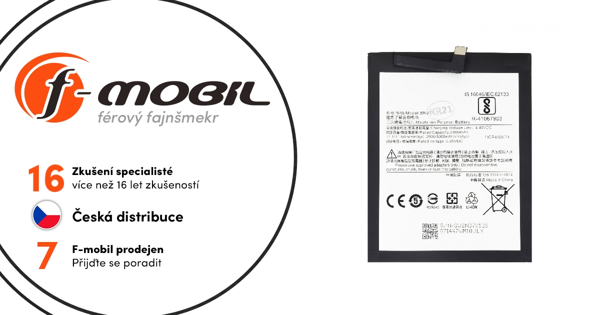 Baterie Xiaomi BN37 3000mAh (OEM) | F-mobil.cz