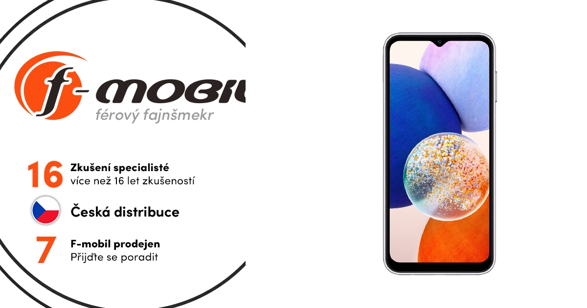 Samsung Galaxy A14 5G (SM-A146) 4GB/128GB stříbrná | F-mobil.cz