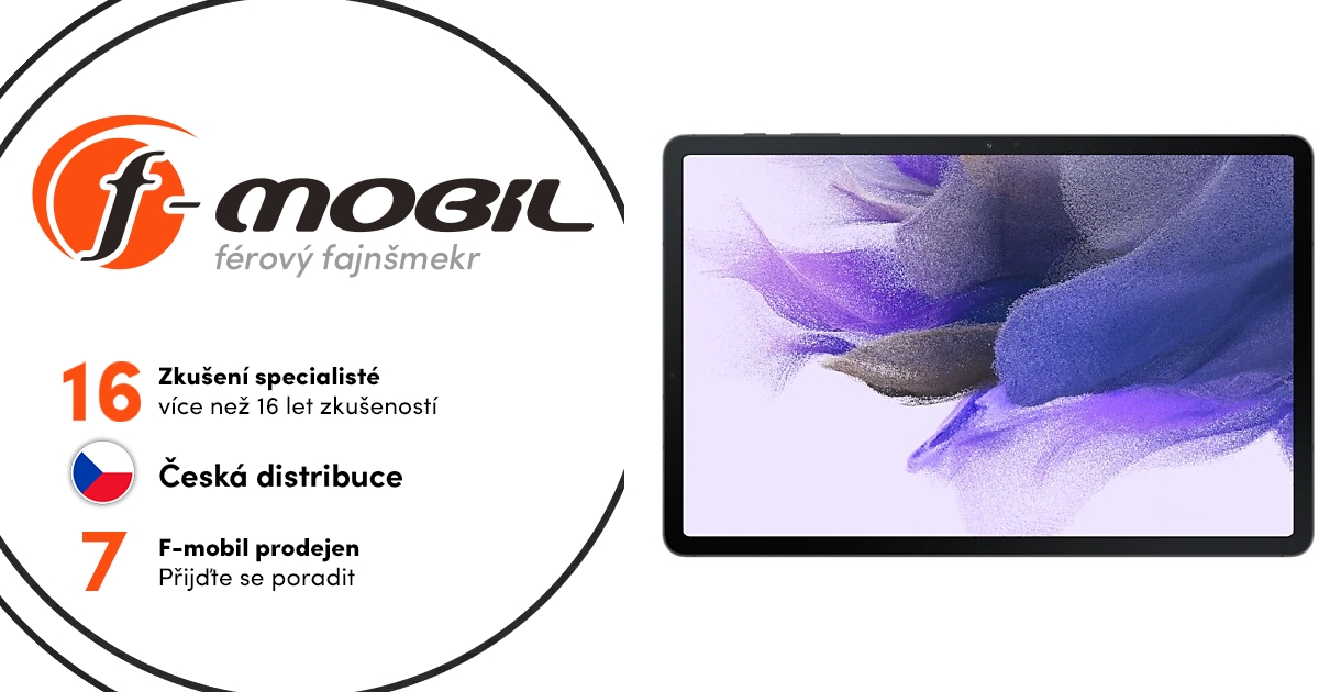 Samsung GalaxyTab S7 FE 5G 12.4" (SM-T736) 4GB/64GB černá | F-mobil.cz