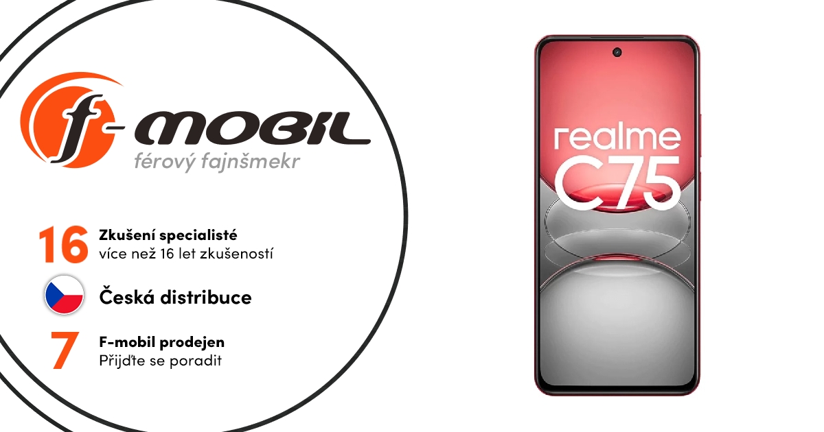 realme C75 8GB/256GB Ruby Red | F-mobil.cz