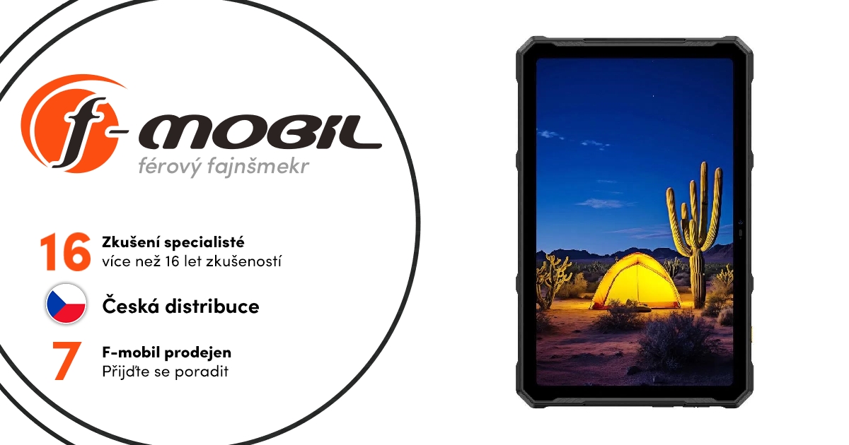 Ulefone Armor Pad 4 Ultra 5G 8GB/256GB černá | F-mobil.cz