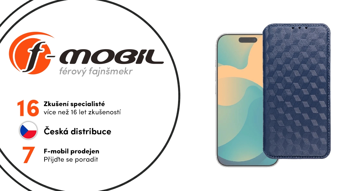 Flipové pouzdro Cubic Book pro Xiaomi Redmi Note 15 Pro 4G, černá | F ...