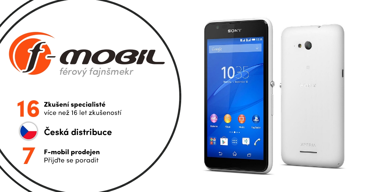 Sony Xperia E4g E2003 White | F-mobil.cz