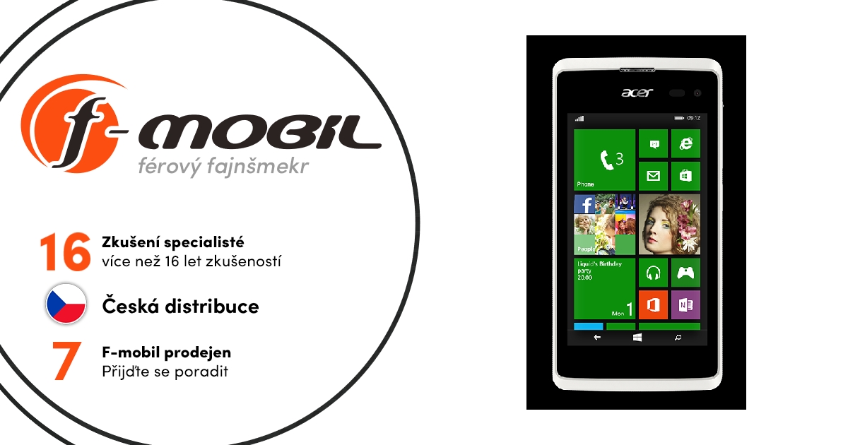 Mobilní telefon Acer Liquid M220 Dual SIM White | F-mobil.cz