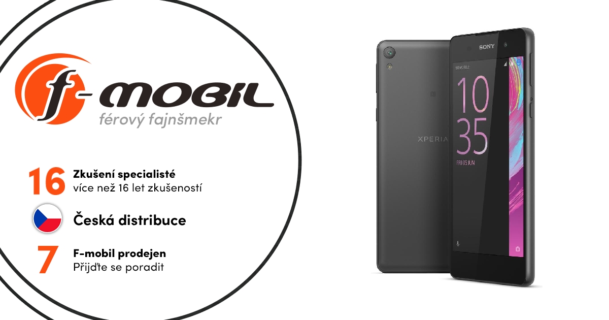 Sony Xperia E5 F3311 Black | F-mobil.cz