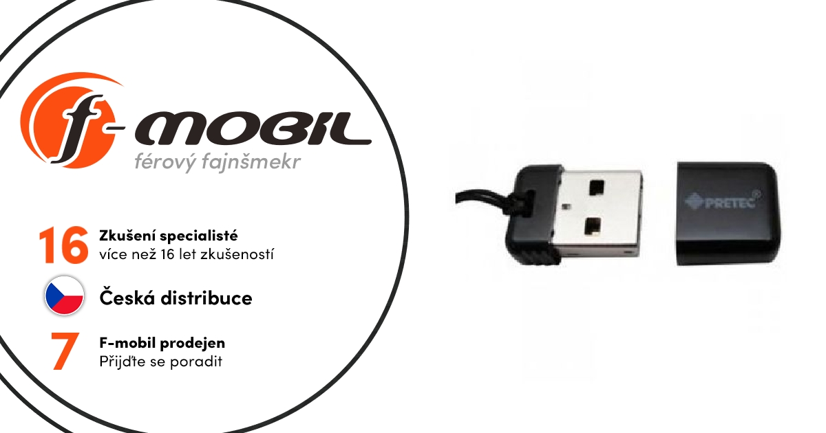 Flash disk Pretec i-Disk Poco 32GB USB 2.0 Black | F-mobil.cz