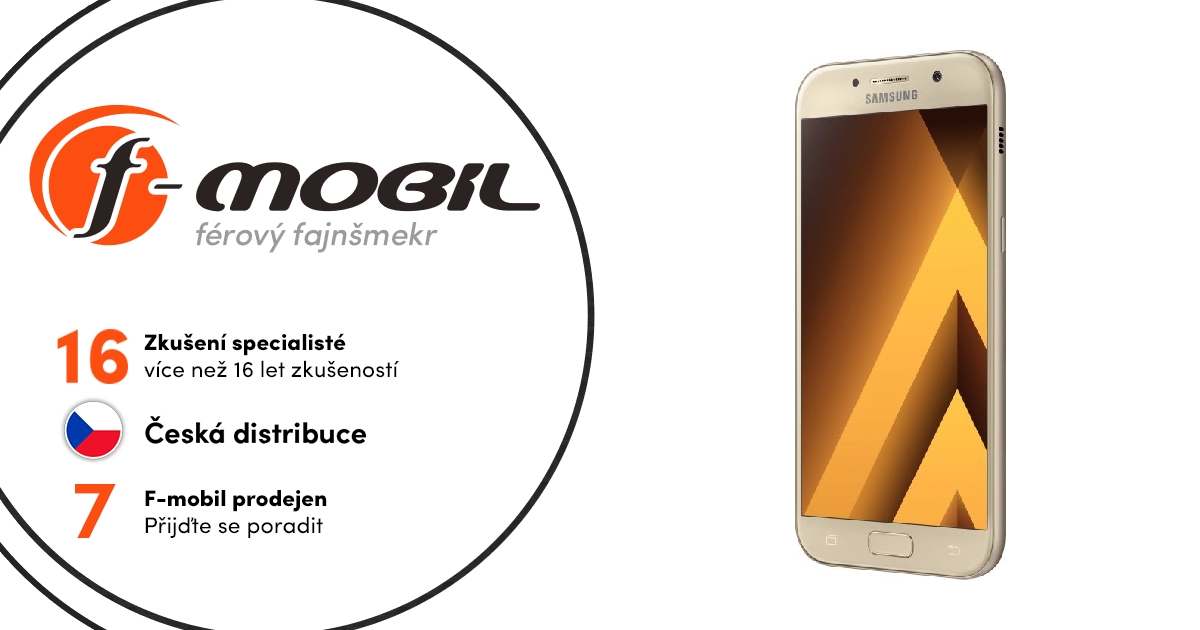 Samsung Galaxy A5 2017 SM-A520 (32GB) Gold | F-mobil.cz