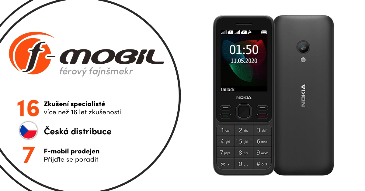 Nokia 150 (2020) DualSIM Black | F-mobil.cz
