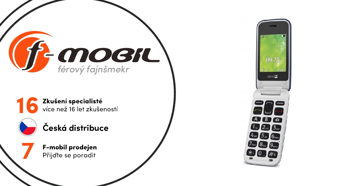 Doro 2414 Blue | F-mobil.cz