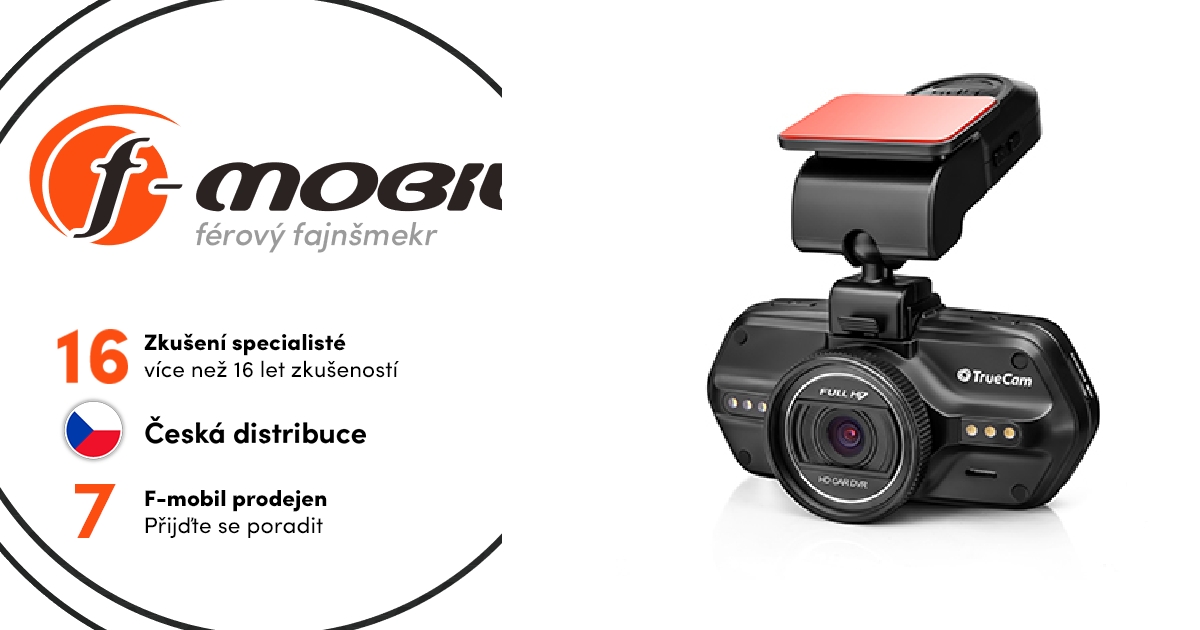 Kamera do auta TrueCam A5s GPS (s detekcí radarů) | F-mobil.cz