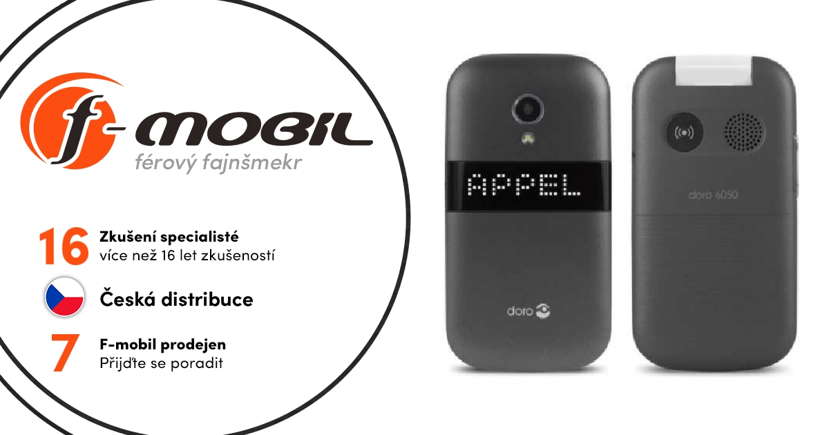 Doro 6050 Graphite | F-mobil.cz