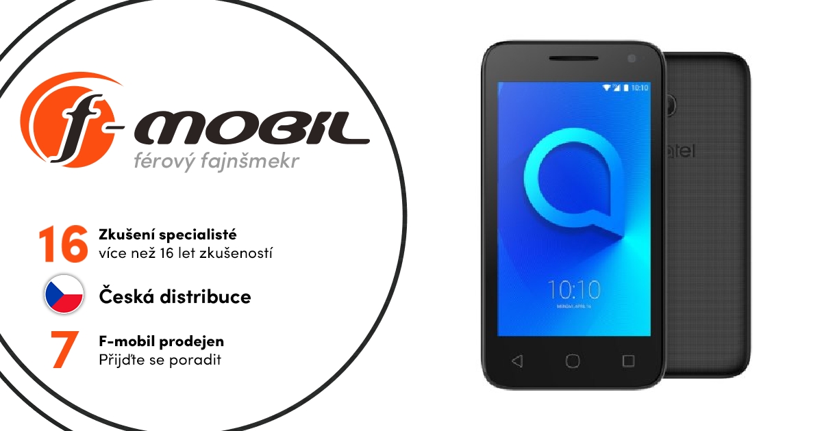 Alcatel U3 4034D 2018 černá | F-mobil.cz