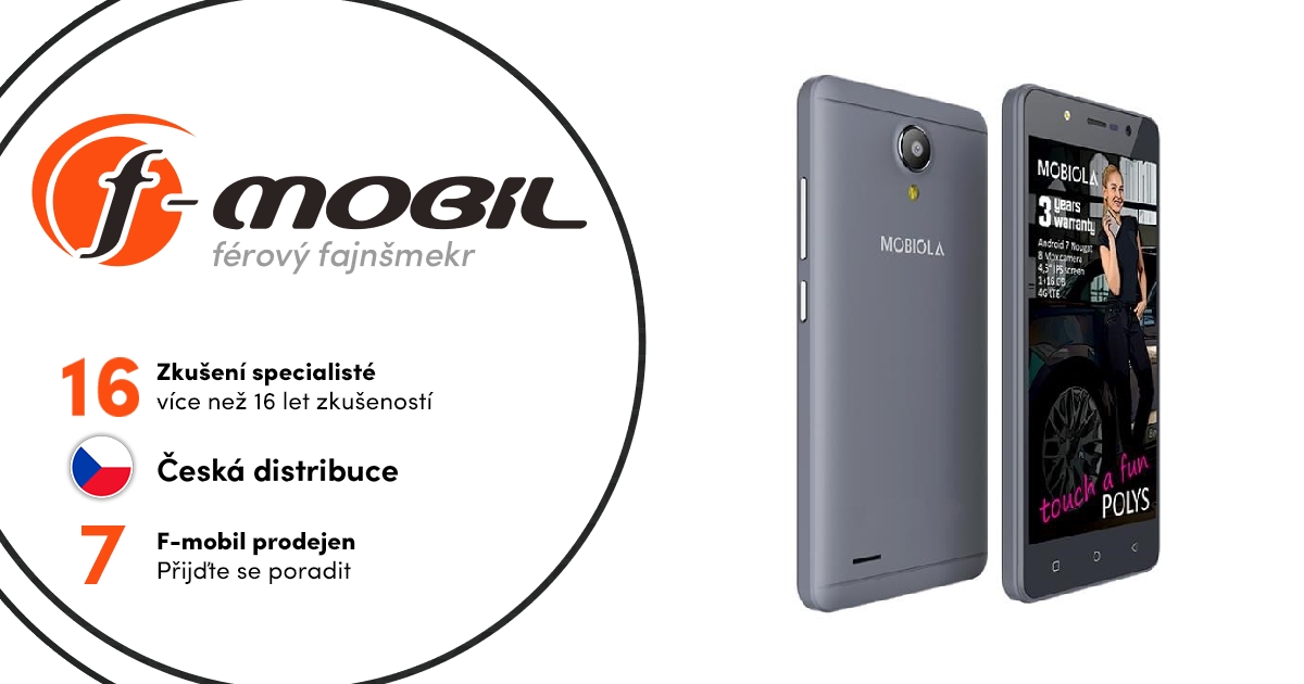 Mobiola Polys šedá | F-mobil.cz