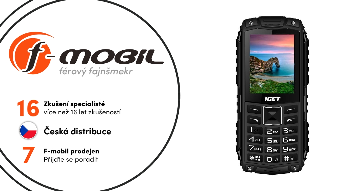 iGET Defender D10 černá | F-mobil.cz