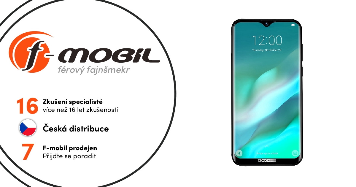 Doogee X90L 3GB/32GB černá | F-mobil.cz