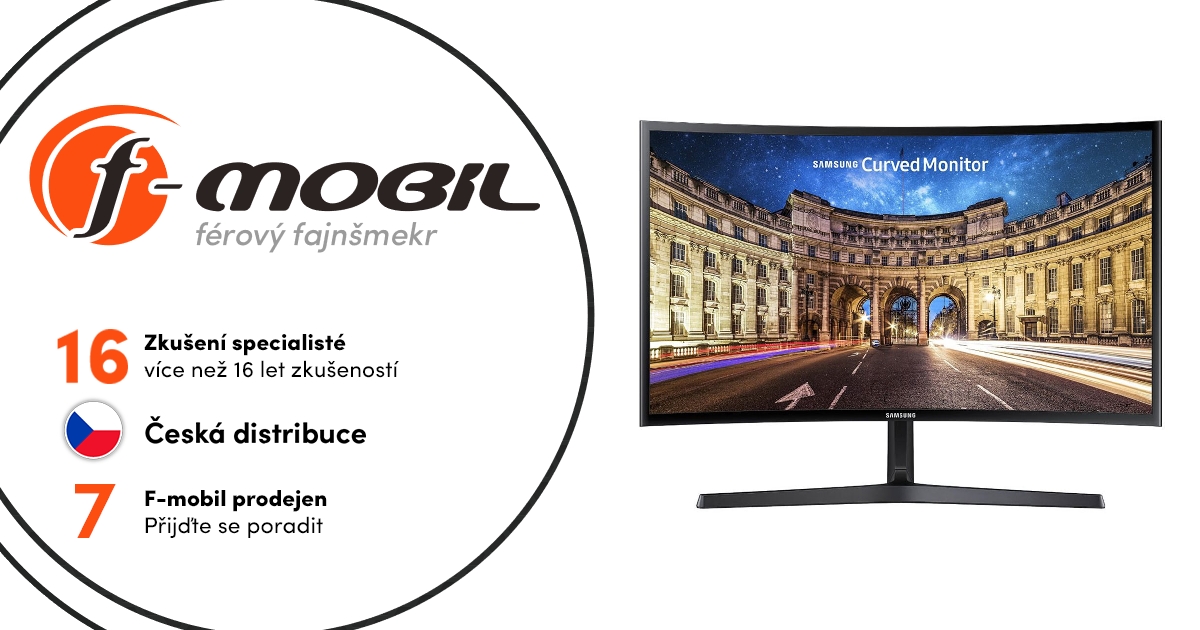 Samsung C27F396 - Zakřivený LED monitor 27" (LC27F396FHUXEN) | F-mobil.cz